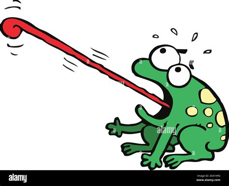 The Frog Is Tiling Stock Vector Image And Art Alamy