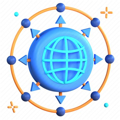 Decentralized Web Network Connection 3d Illustration Download On