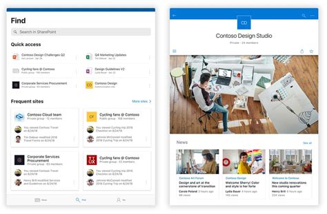 Sharepoint Mobile App Mit Neuem Design