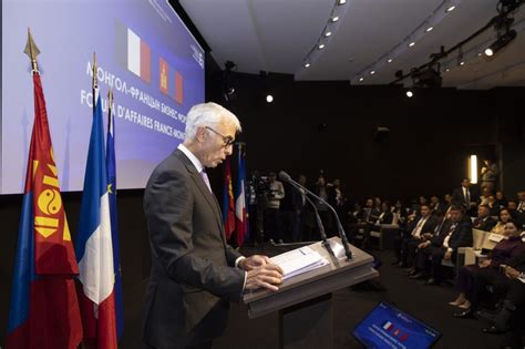 Монгол Улсын Ерөнхийлөгч У Хүрэлсүх Монгол Францын бизнес форумд үг хэллээ