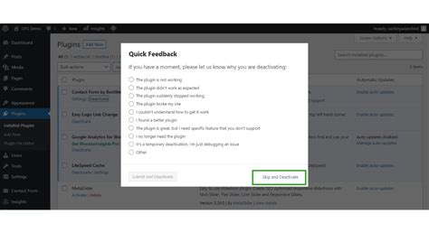 WordPress Plugin Setting GeeksforGeeks