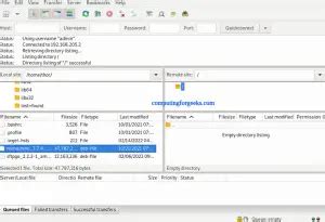 Setup Secure FTP Server SFTP With WebDAV Using SFTPGo ComputingForGeeks