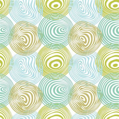 Seamless Circle Pattern Stock Vector Illustration Of Chain