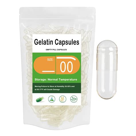 C Psula De Gelatina Vac A De Tama O Est Ndar C Psula De Gelatina Dura