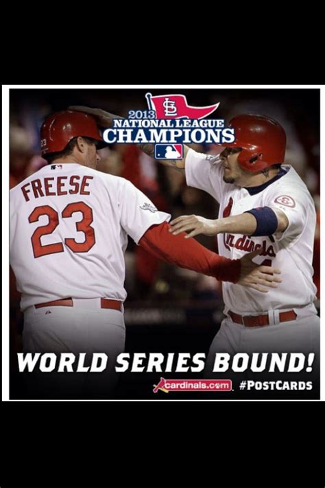 St Louis Cardinals World Series Bound St Louis Cardinals Baseball