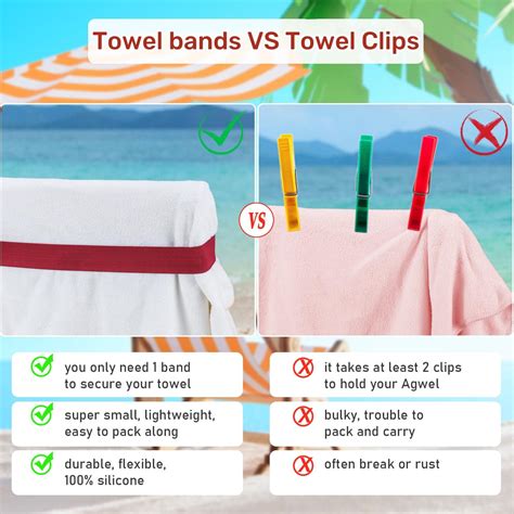 Beach Towel Bands 4 Pack Beach Chair Pool Chairs And Cruise Ship Ess
