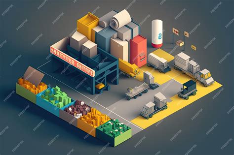 Premium Ai Image A Visual Depiction Of Recycling Process From The Collection To Transportation