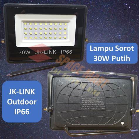 Jual Lampu Sorot Led Flood Light W Putih Lampu Floodlight Sorot Watt Outdoor Ip Shopee