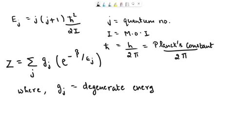 Solved The Quantized Energy Levels For Rotation Of A Diatomic Molecule Are Given By E J J 1 H