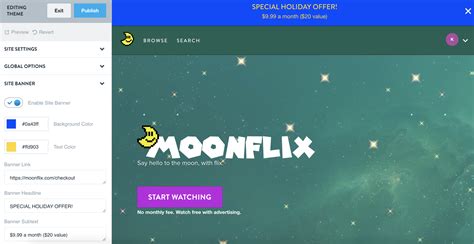 Choose And Customize My Vimeo Ott Sites Theme Vimeo Help Center