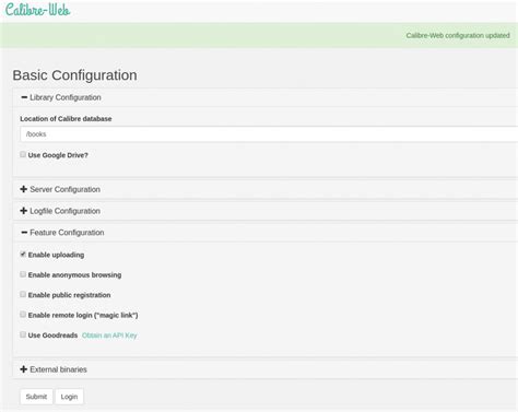 Calibre Web Home In Browser Online Library With Nextcloud Storage And Moon Reader On Android