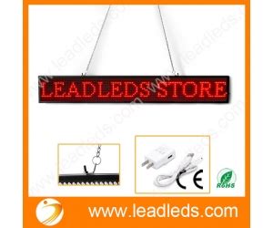 Leadleds P5 Wifi Scrolling LED Sign Message Board For Business Working With Smartphone And