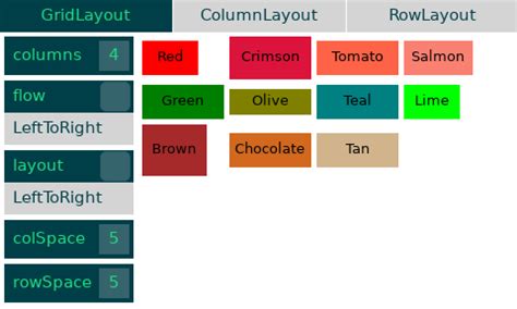 Qt Quick Ultralite Layouts Example Qt For MCUs