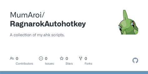 GitHub MumAroi RagnarokAutohotkey A Collection Of My Ahk Scripts