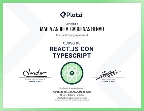 maria andrea cárdenas henao on linkedin por fín react con typescript