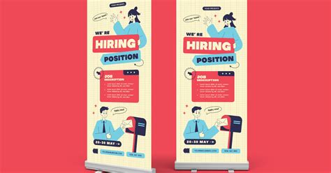 Hiring Roll Up Recruitment Roll Up Print Templates Ft Hiring And Recruitment Envato