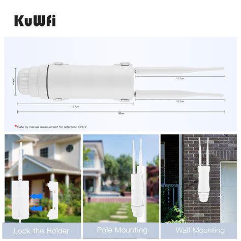 Kuwfi Outdoor 4G LTE CPE - 300mbps Wifi with IP67 Waterproof