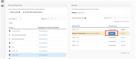 How To Restore The File And Directory Through Cpanel