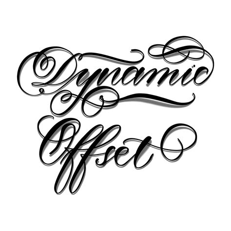 Dynamic Offset Procreate Lettering Brush Halfapx