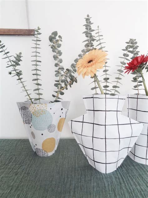 2d cardboard vases artofit