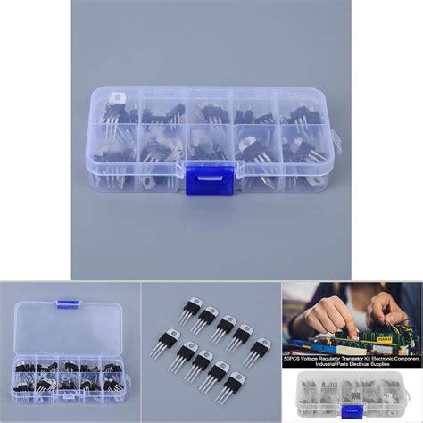 50pcs Voltage Regulator Transistor Kit General Purpose Transistors Bigamart