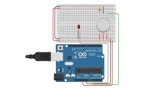 Circuit Design Activity11 Arduino Gas Sensor Tinkercad