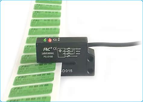 Adhesive Common Label Detection 2mm Slot Label Counting Sensor For Label Machine