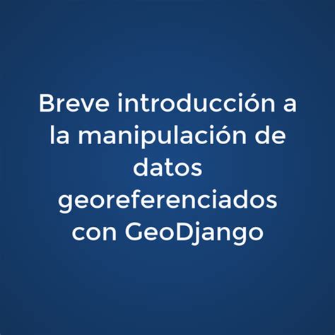 geodjango