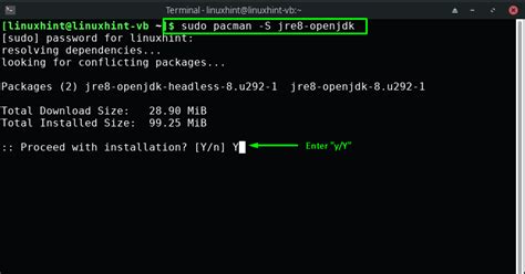 Manjaro Linux установка Java
