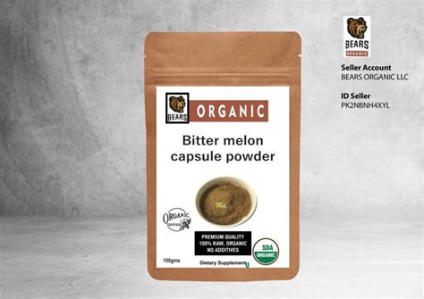 Bitter Melon Capsule Powder 100g Darazpk