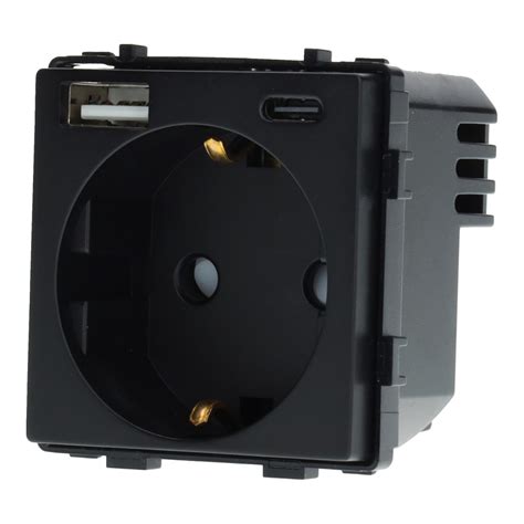 Schuko Socket 16a Usb A C