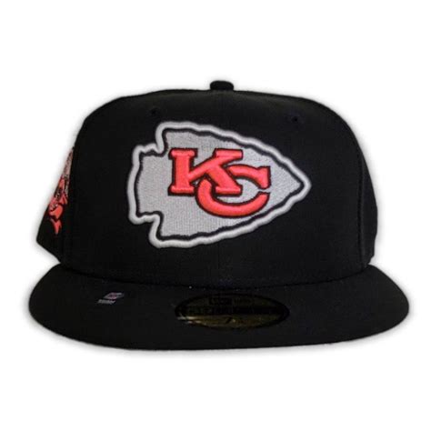 New Era Kansas City Chiefs Black Pink 40th Season Patch 59fifty Fitted
