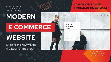 Sitio Web De Comercio Electrónico Moderno Mínimo 7 Páginas De Inicio