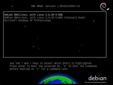 libertad linux instalar debian squeeze junto a windows modo texto