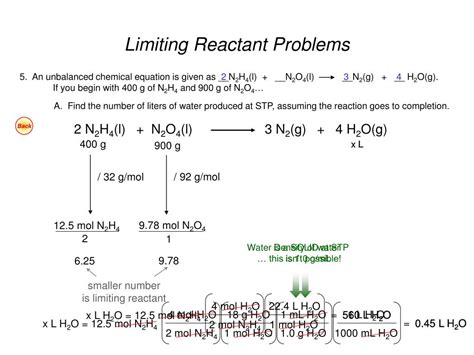 PPT Limiting Reactants PowerPoint Presentation Free Download ID