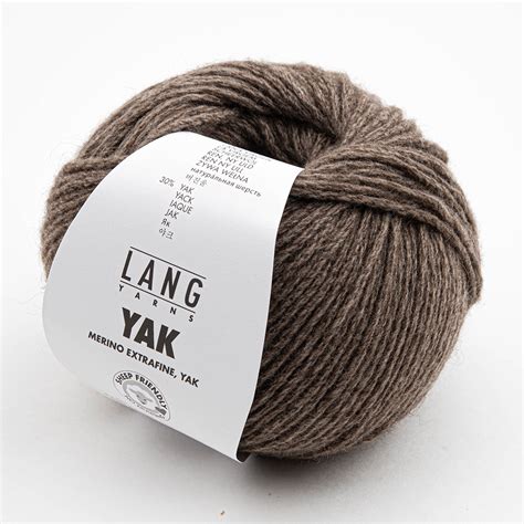 Пряжа Lang Yarns Yak New 50г 0026 LANG YARNS (Швейцария) цвет : 30% як ...
