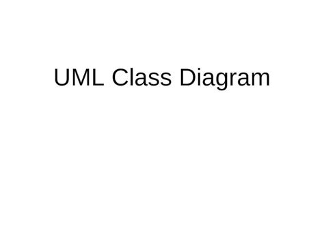 PPT Uml Class Diagram DOKUMEN TIPS