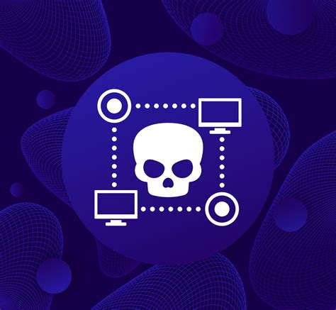 botnet icon bot attack malware in computer network 52827030 vector