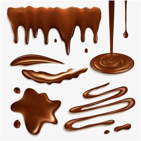 녹은 초콜릿 일러스트 불규칙 벡터 액체 Png 일러스트 및 Psd 이미지 무료 다운로드 Pngtree Chocolate Derretido Chocolates