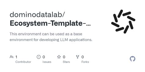 GitHub Dominodatalab Ecosystem Template Project Hub Gpu Environment This Environment Can Be
