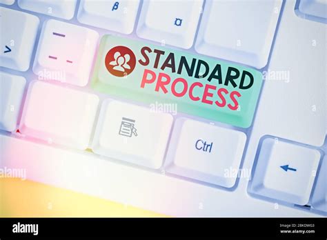 Word Writing Text Standard Process Business Photo Showcasing Rules Made To Be Matched With