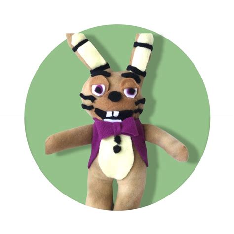 Glitchtrap Five Nights At Freddys Plush Doll Etsy