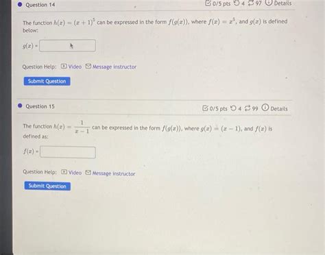 solved the function h x x 1 5 can be expressed in the form