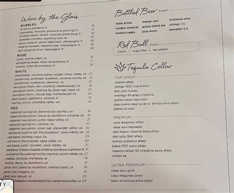 Stk Steakhouse Restaurant Menu Charlotte Fine Dining And Steaks