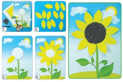 Інструктаж з ТБ Аплікація «Соняшник Урок на 6 завдань Технології