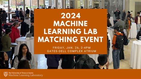 2024 machine learning lab matching event friday january 26