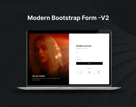 Webgl Animated Bootstrap Form Modern Css Forms Codemarket