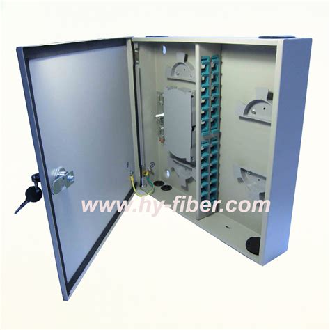 24 Port Fiber Optical Patch Panel Distribution Box Wall Mounted Hy 8 W