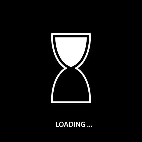 Hourglass Loading Icon With Minimalist Design 56491163 Vector Art At
