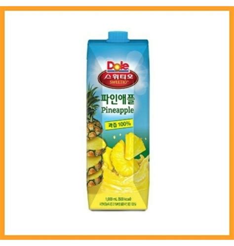 돌 스위티오 파인애플 주스 1l X 12개 티몬